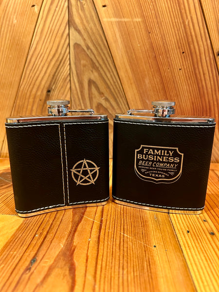 Limited Edition 6oz Flasks – Family Business Merch Shop